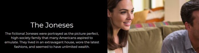 Stop! Keeping Up With the Joneses Meaning & Origin - The Joneses Are ...