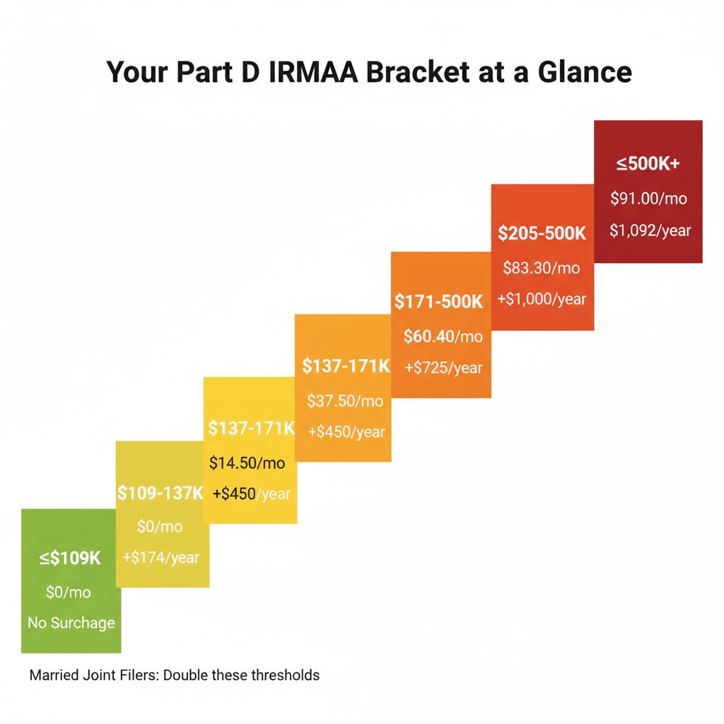 Part D IRMAA 2026: How Income Affects Prescription Drug Premiums
