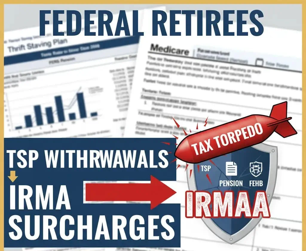 Federal Retirees: How TSP Withdrawals Trigger IRMAA (+ FEHB Guide)